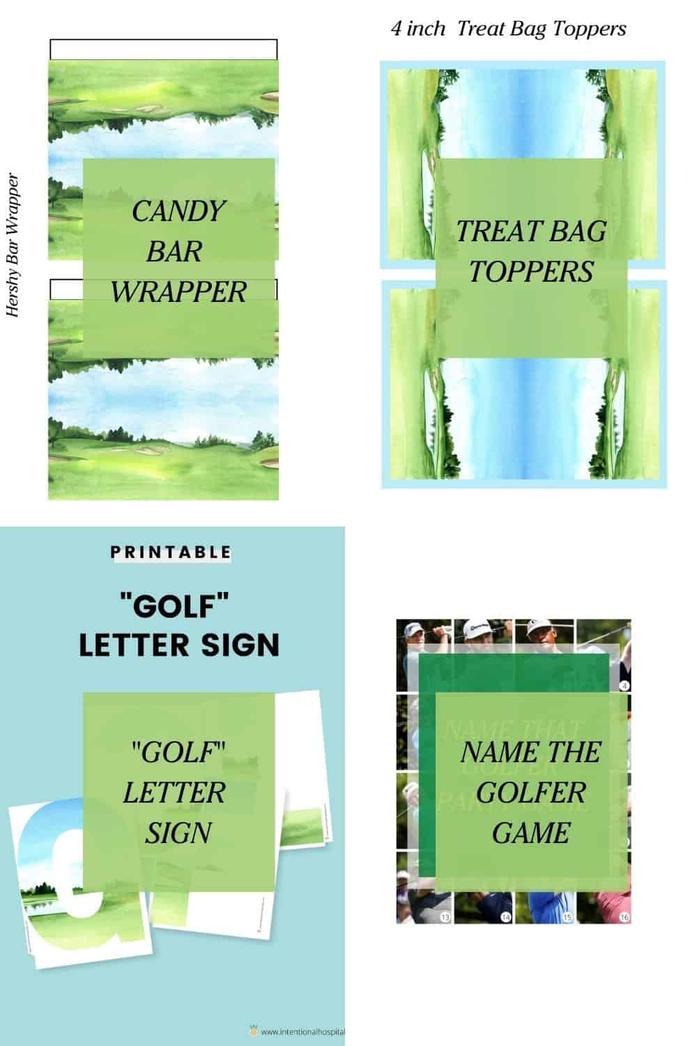 Golf Party Printable Decorations and Games - Intentional Hospitality