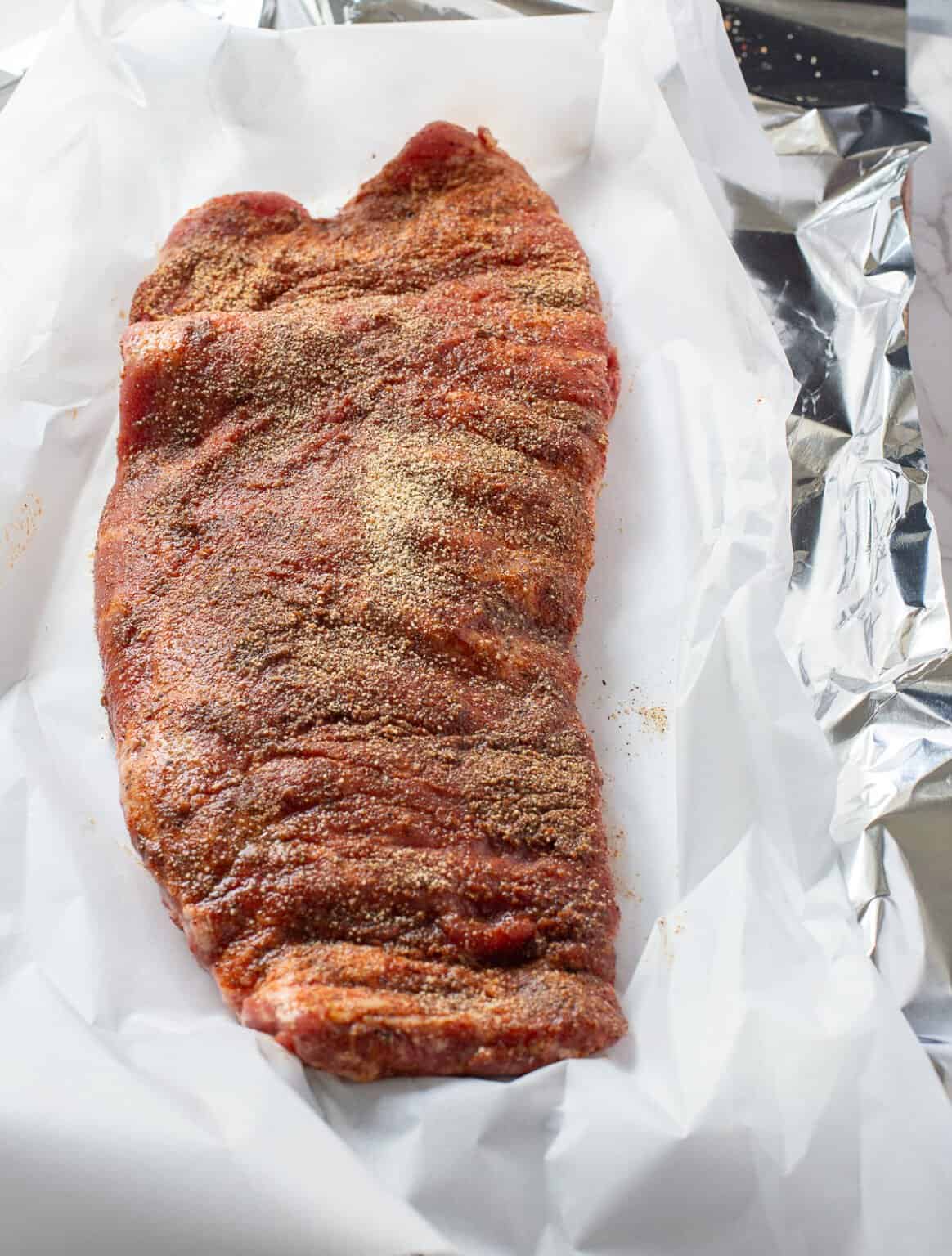 Super Tender Pork Ribs; Dry Rub Recipe In The Oven - Intentional ...