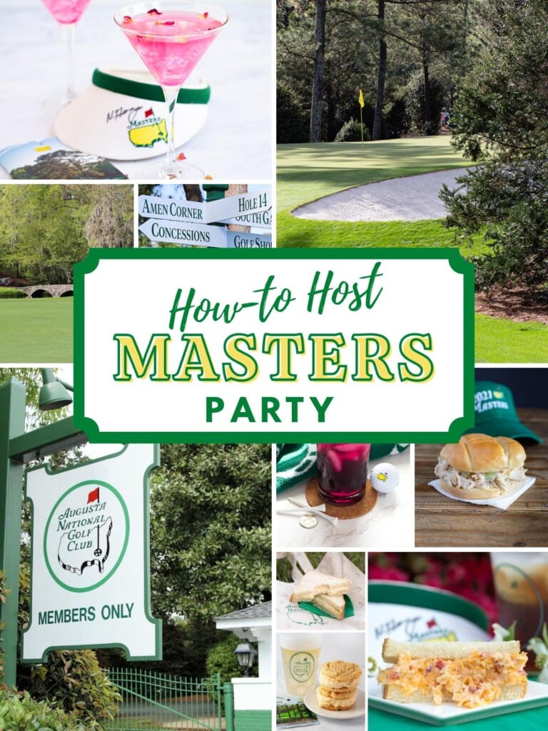 Authentic Masters Party Ideas - Intentional Hospitality