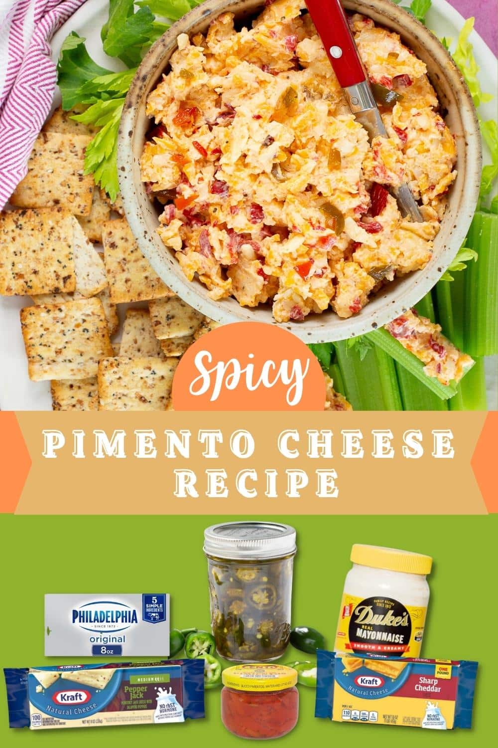 Spicy Southern Pimento Cheese Spread