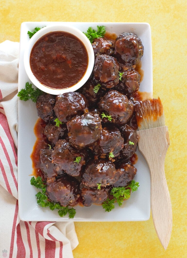 Homemade Barbeque Meatballs Slow Cooker Recipe
