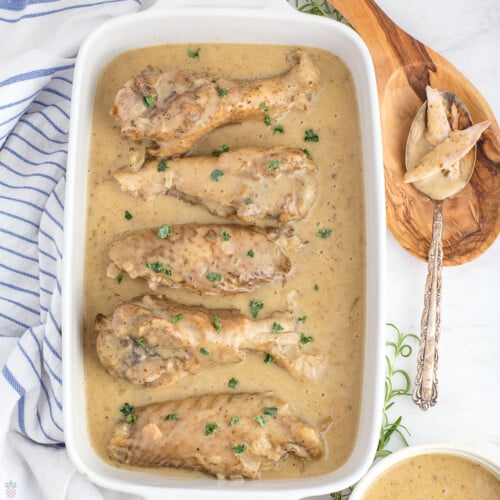 Smothered Slow Cooker Turkey Wings - Intentional Hospitality