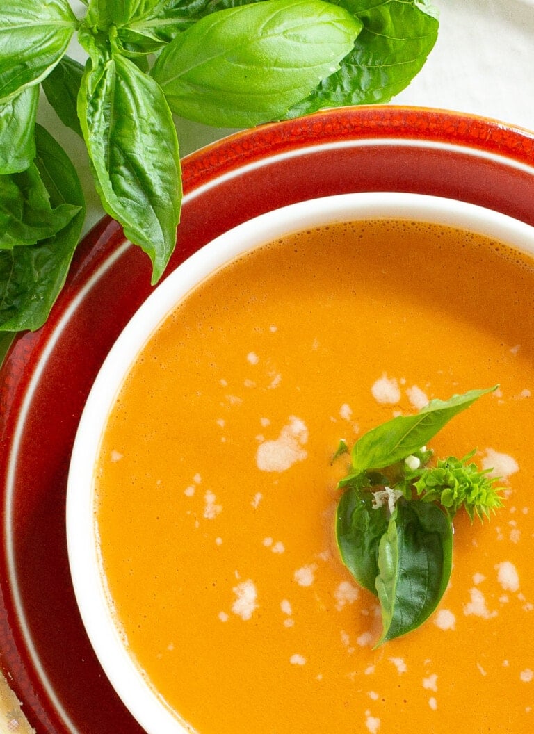 Homemade Tomato Soup Recipe With Fresh Tomatoes - Intentional Hospitality