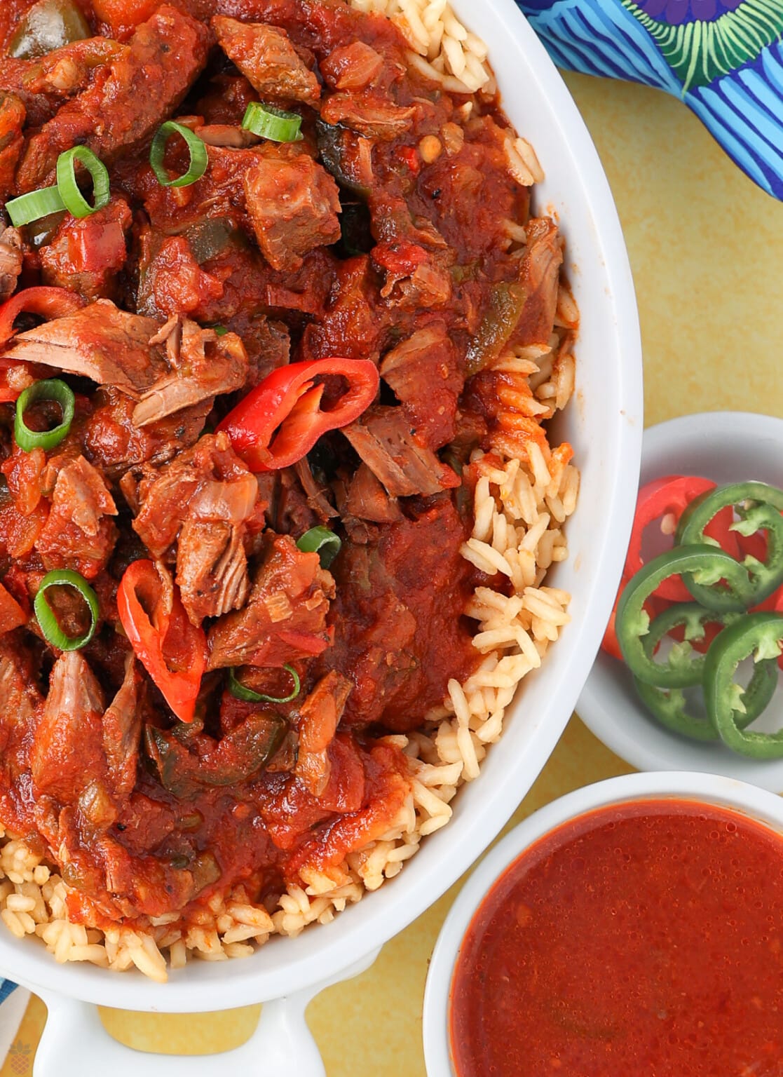 Tender Steak Picado Made Easy in the Slow Cooker