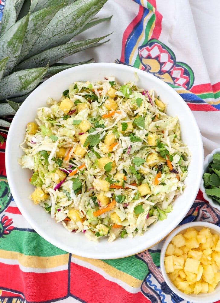 Mexican Cabbage Slaw Recipe With Zesty Dressing
