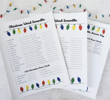 50+ Free Printable Christmas Games You Can Download and Play Today ...