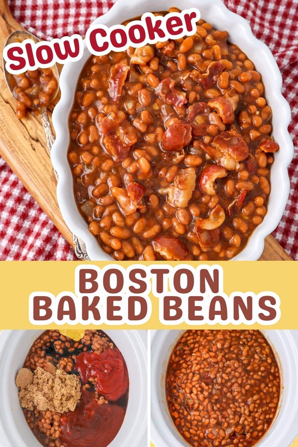 Boston Baked Bean Recipe in the Crock Pot