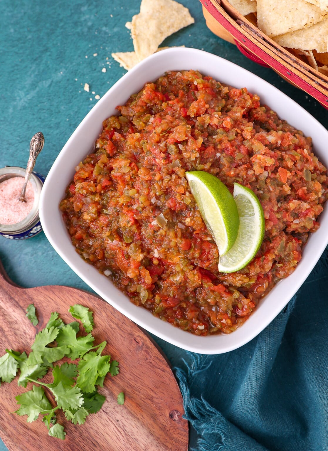 Easy Salsa Picante Recipe Cooked with Fresh Tomatoes - Intentional ...