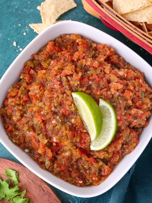 Easy Salsa Picante Recipe Cooked with Fresh Tomatoes