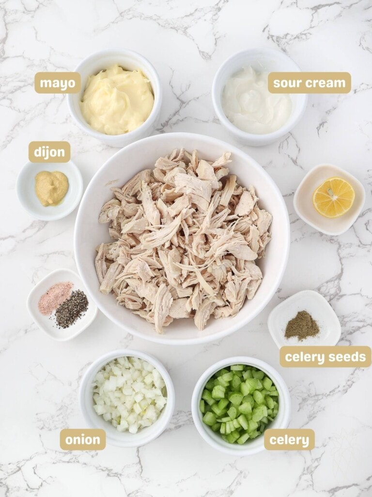 The Easiest Creamy Chicken Salad Recipe (With Mayo)