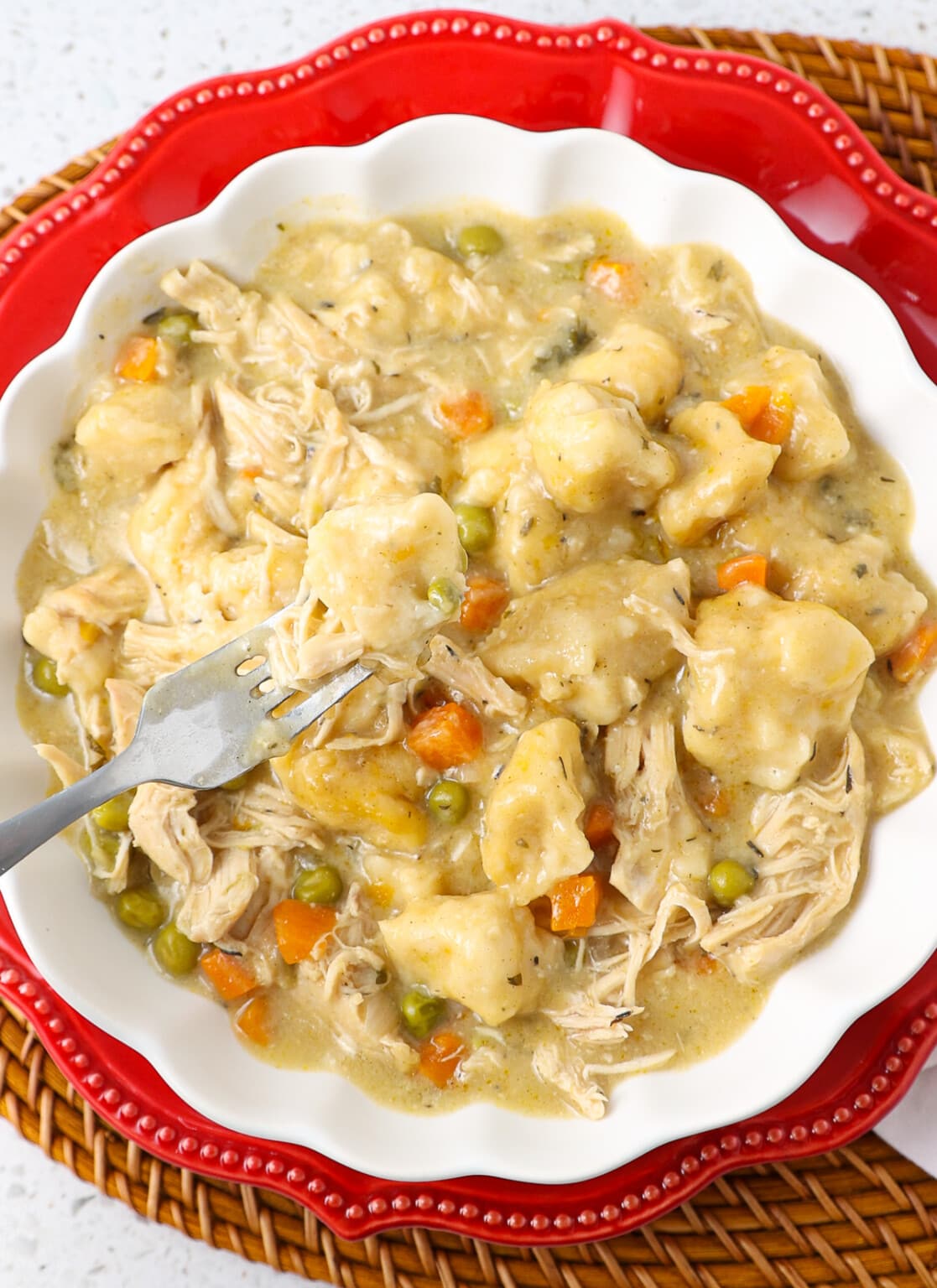 Effortless Crock Pot Chicken And Dumplings