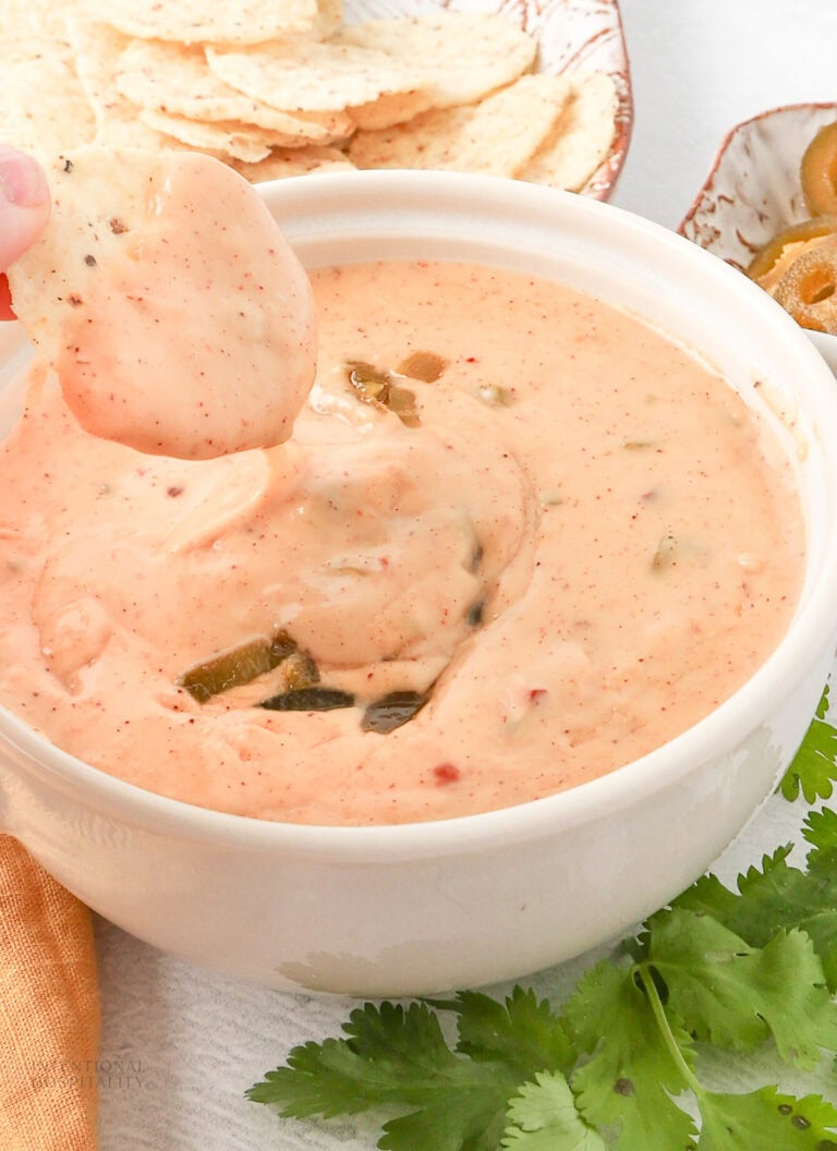 Creamy Homemade Restaurant Style Queso Dip - Intentional Hospitality