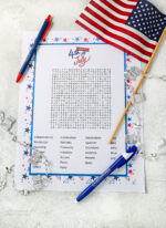 Free 4th of July Word Search Printable