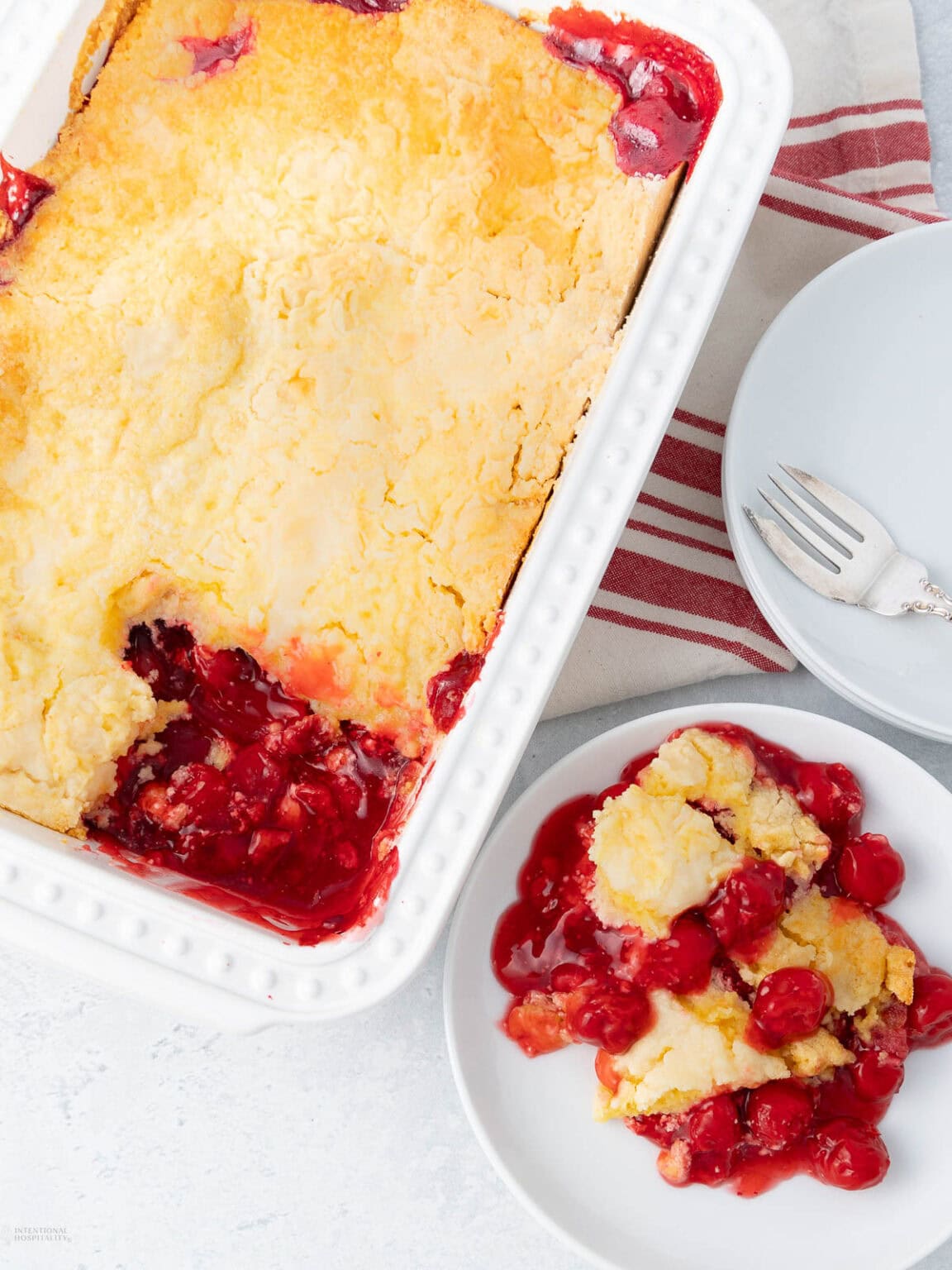 Effortless Cherry Dump Cake