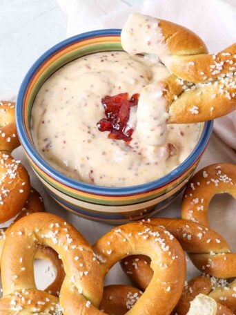 Sweet Strawberry Pretzel Dip - Intentional Hospitality