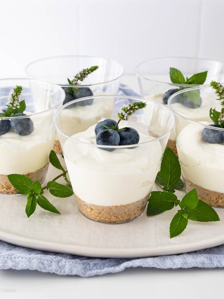 Cheesecake Cups That Are a Rich, Creamy No-Bake Dessert