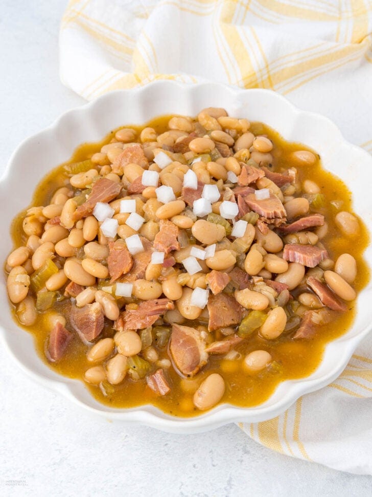 Hearty Navy Beans In A Crock Pot Recipe