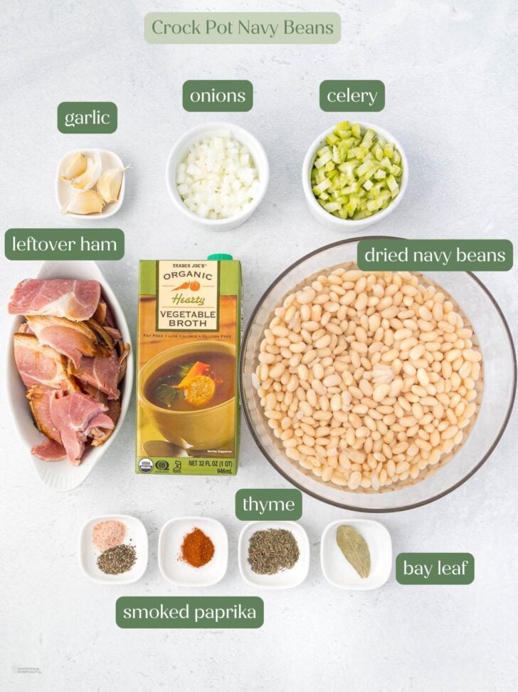 Navy Bean Soup, Crock Pot Recipe - Intentional Hospitality
