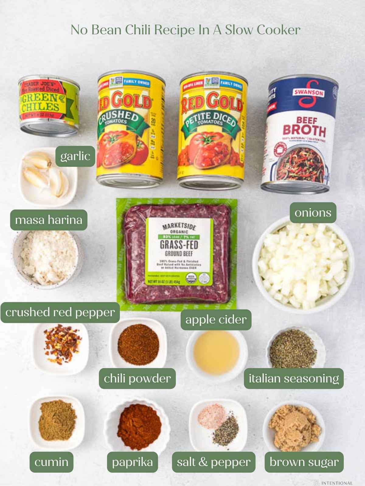 Thick and Hearty No Bean Chili Recipe (Slow Cooker) - Intentional ...