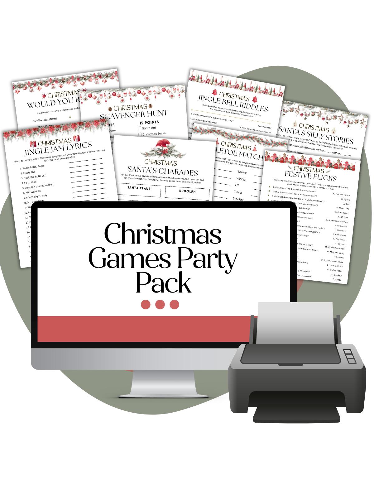 Christmas Games Party Pack