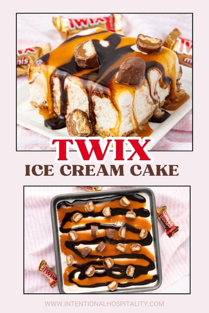 Twix Ice Cream Cake Recipe