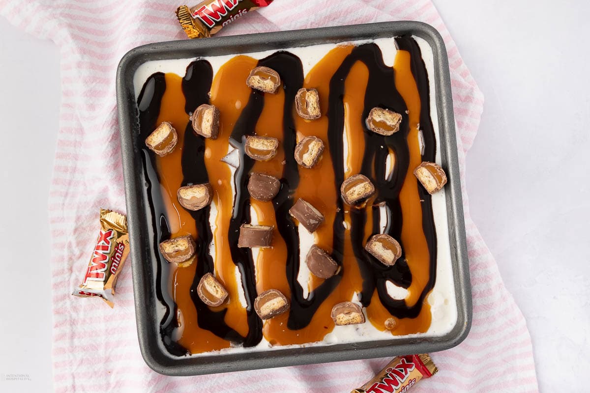 Twix Ice Cream Cake Recipe
