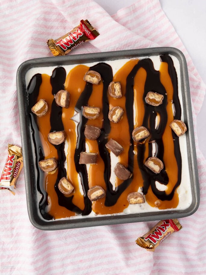 Twix Ice Cream Cake Recipe