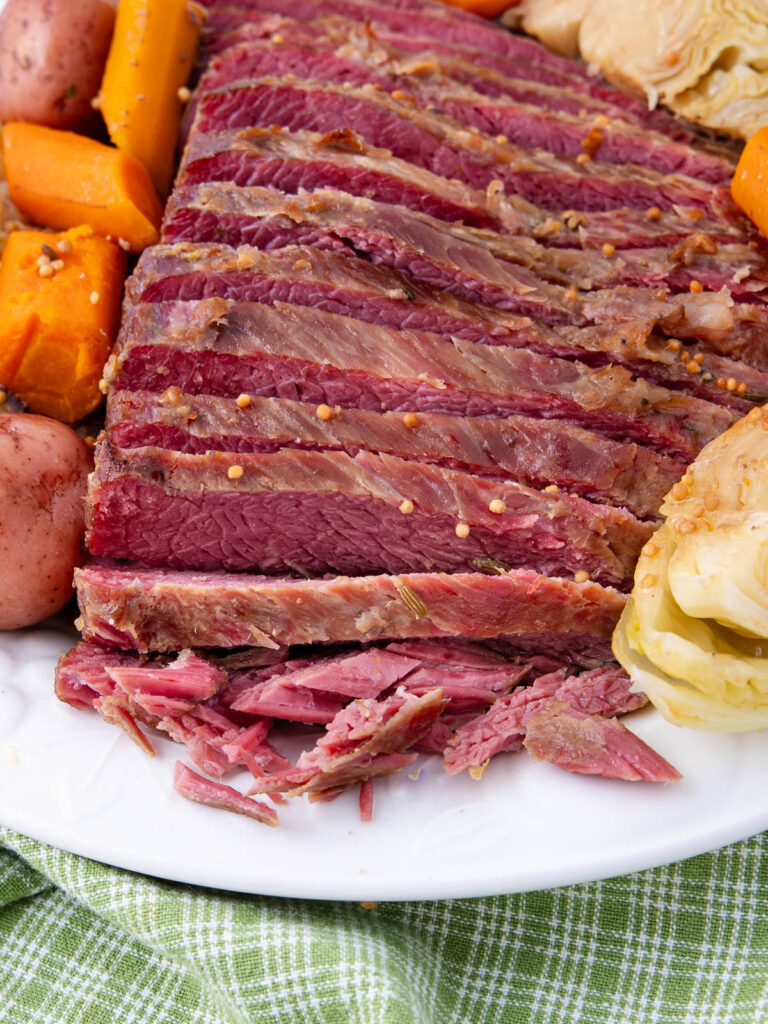 Slow Cooker Corned Beef Brisket with Potatoes and Cabbage