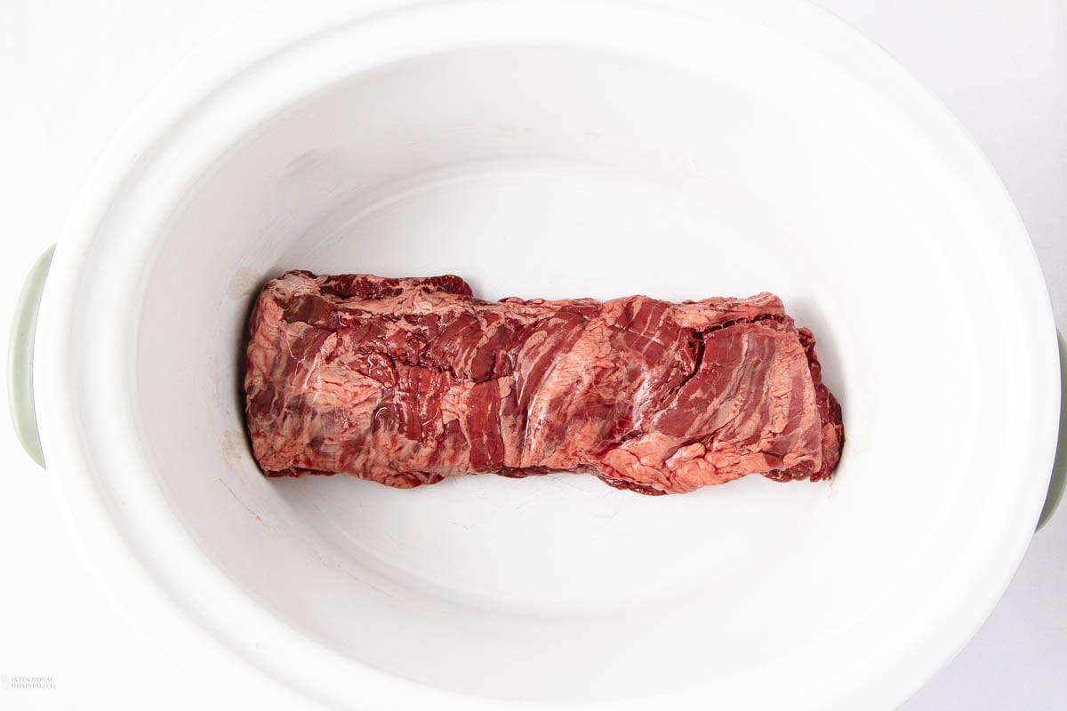 Smothered Beef Skirt Steak Crock Pot Recipe - Intentional Hospitality