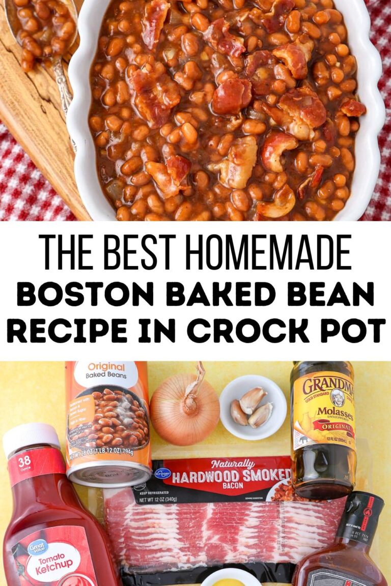 Boston Baked Bean Recipe in the Crock Pot