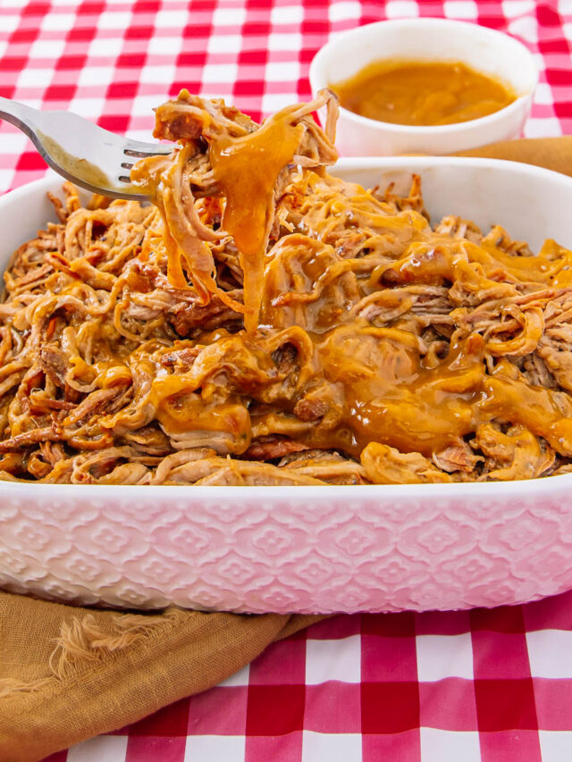 Carolina Southern Pulled Pork Loin In A Slow Cooker