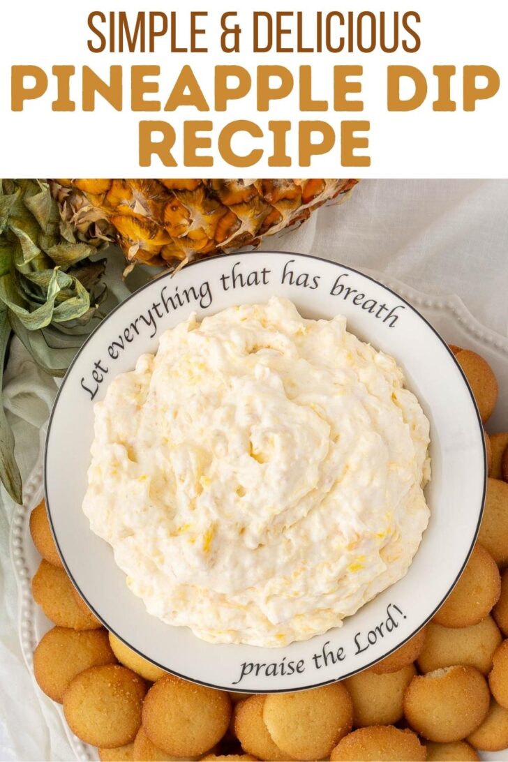 Sweet Creamy 10-Minute Pineapple Dip - Intentional Hospitality