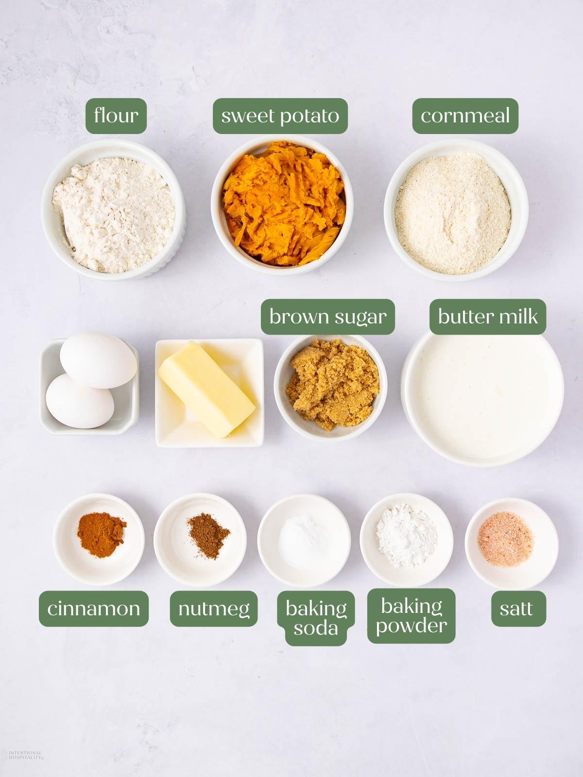 Southern Recipe For Sweet Potato Cornbread - Intentional Hospitality