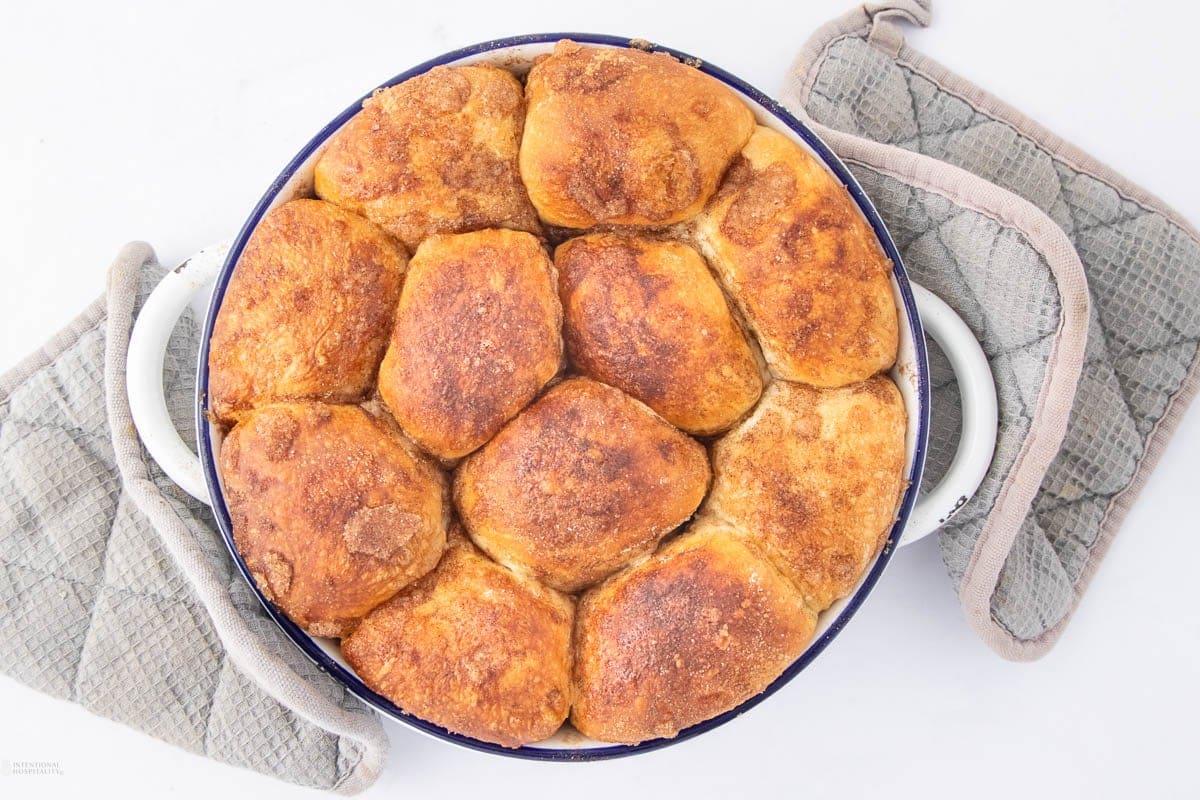 Ooey Gooey Sticky Buns Recipe (Using Frozen Dough Rolls) - Intentional ...