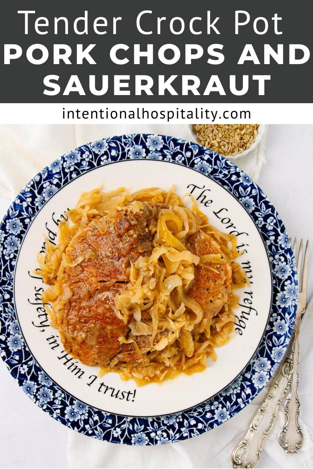 Crock Pot Pork Chops and Sauerkraut With Gravy