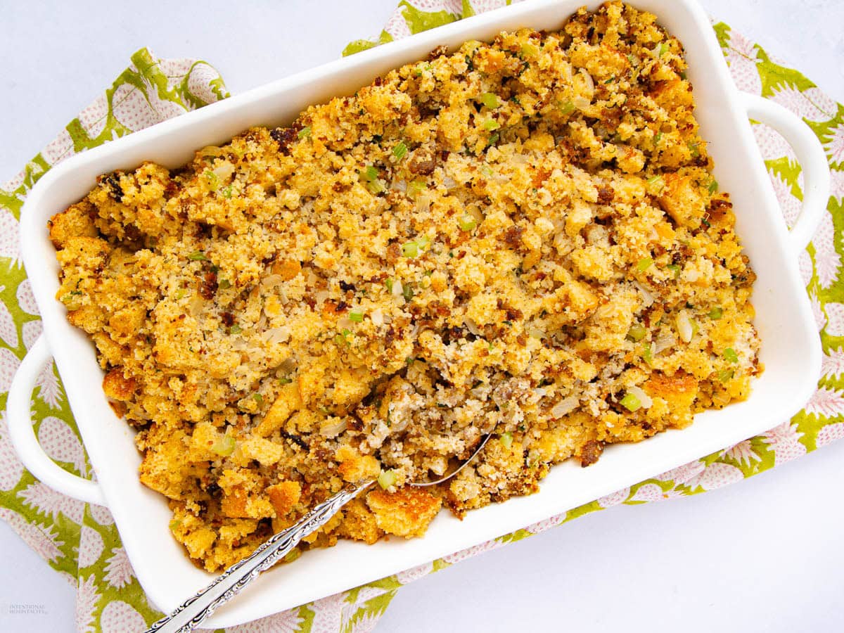 Find a recipe for Moist Southern Cornbread Dressing with Sausage on ...