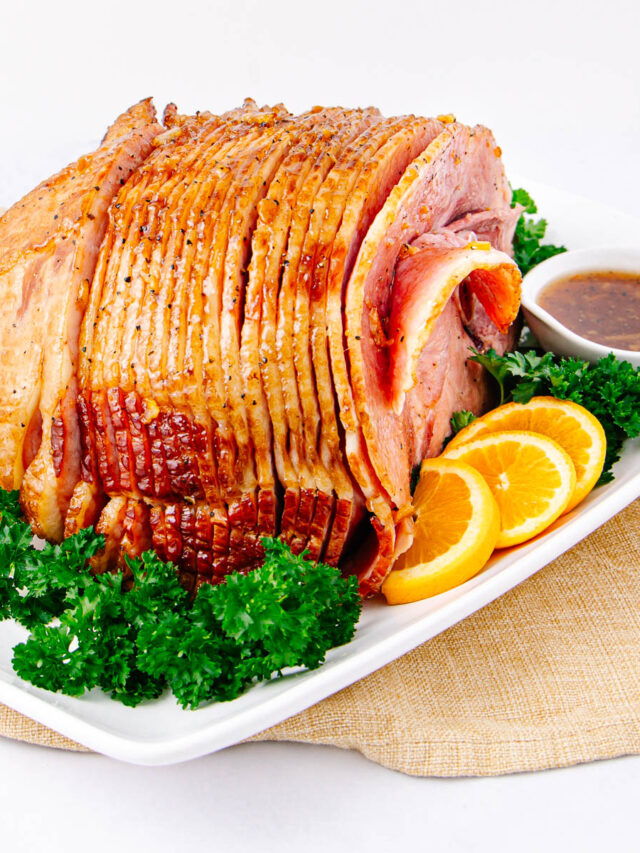 Glazed Ham With Marmalade (Sticky Sweet Crusted)
