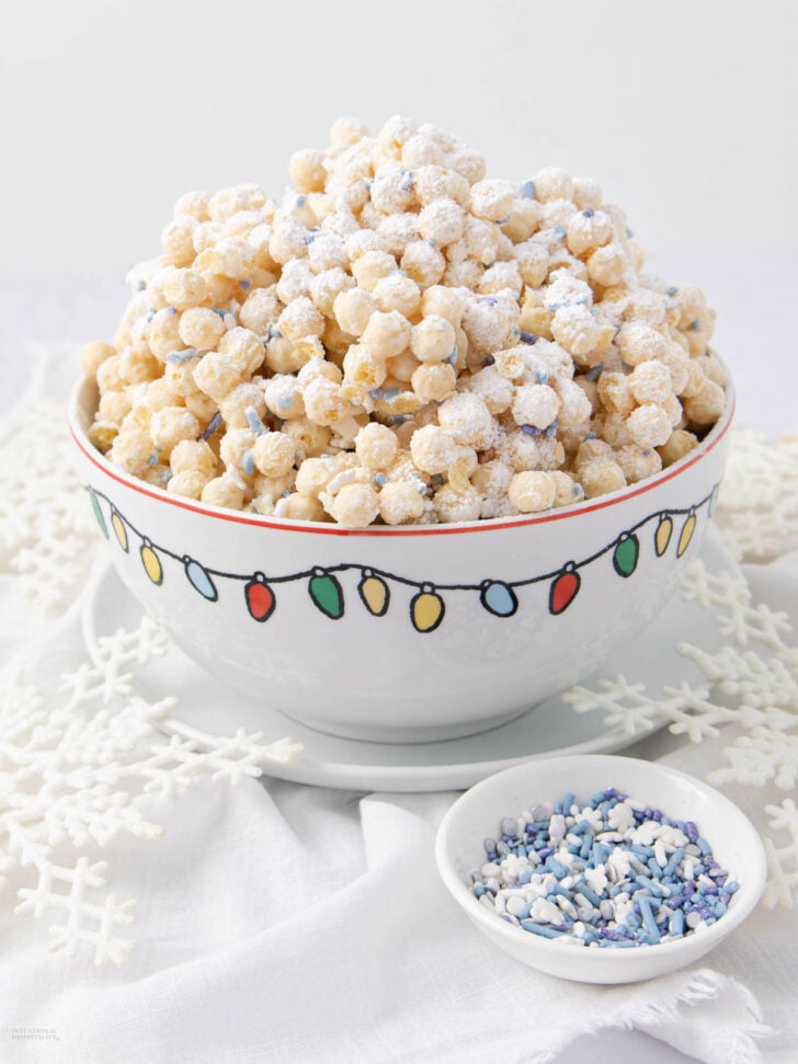 Snowball Party Mix (Sweet Winter Snack)