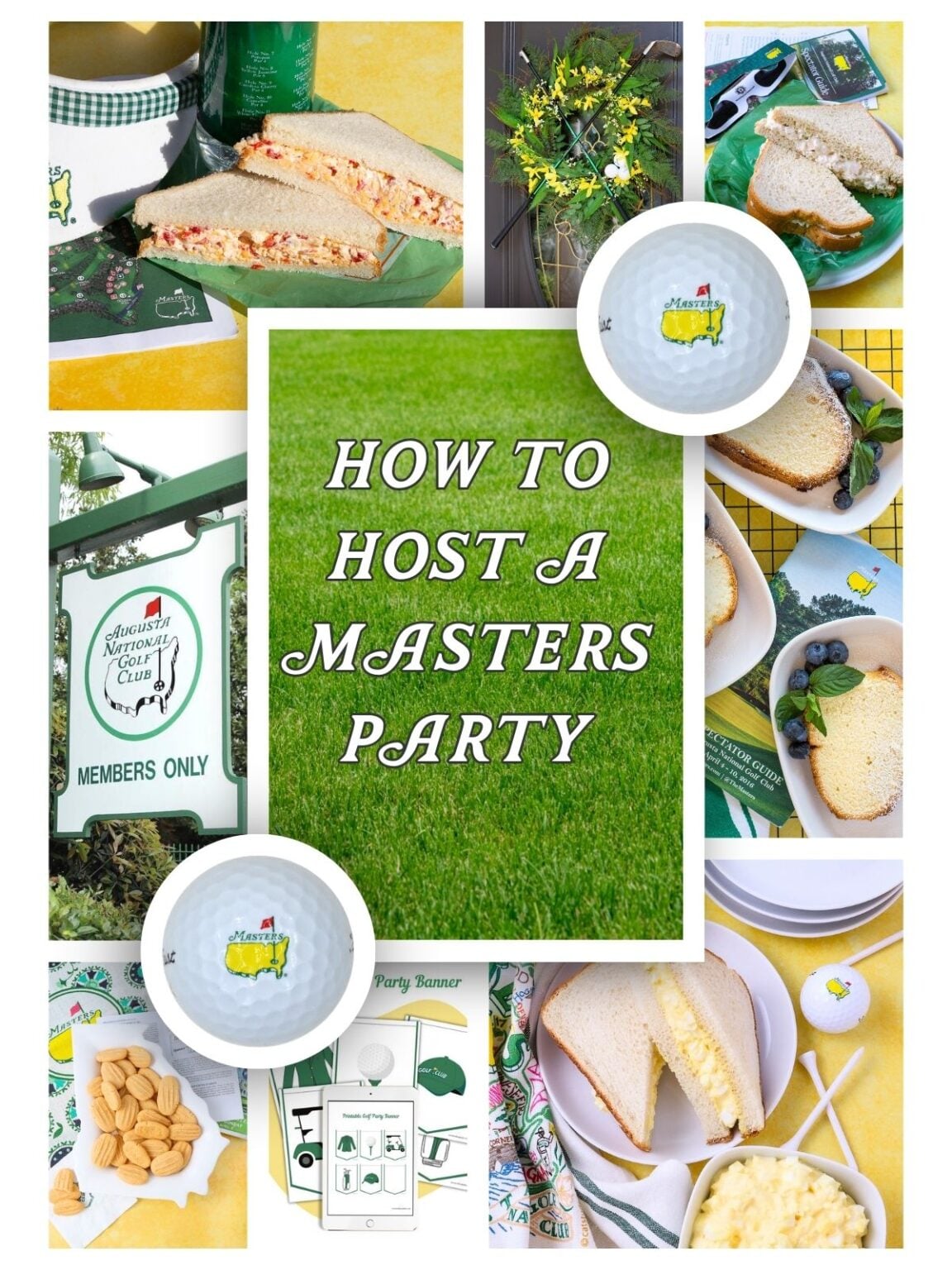 Masters Party Ideas: Food, Decor and Games for a Watch Party